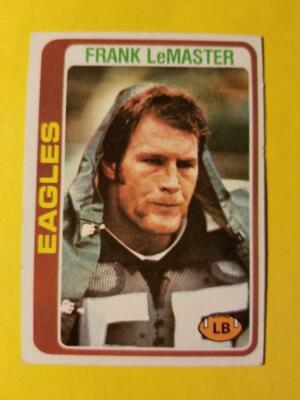 VINTAGE FRANK LeMASTER #87 PHILADELPHIA EAGLES - KENTUCKY WILDCATS ...