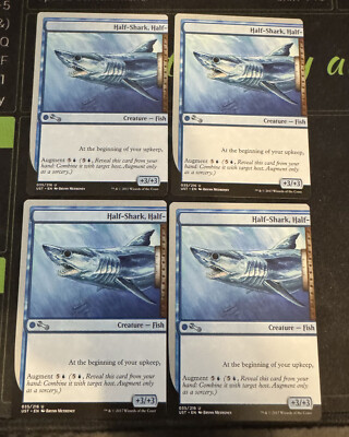 Half-Shark, Half- X4 Unstable Magic the Gathering MTG | eBay
