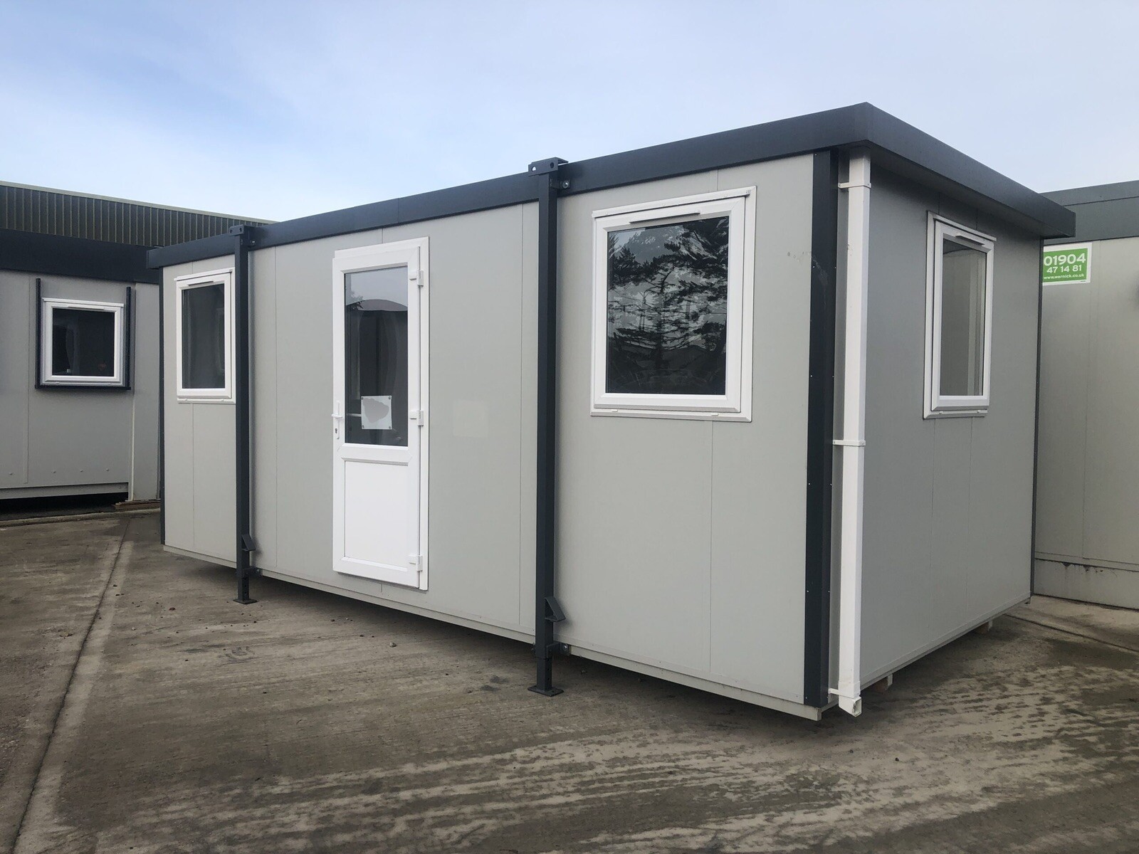 Brand new 20ft site welfare office cabin canteen staff room building ...