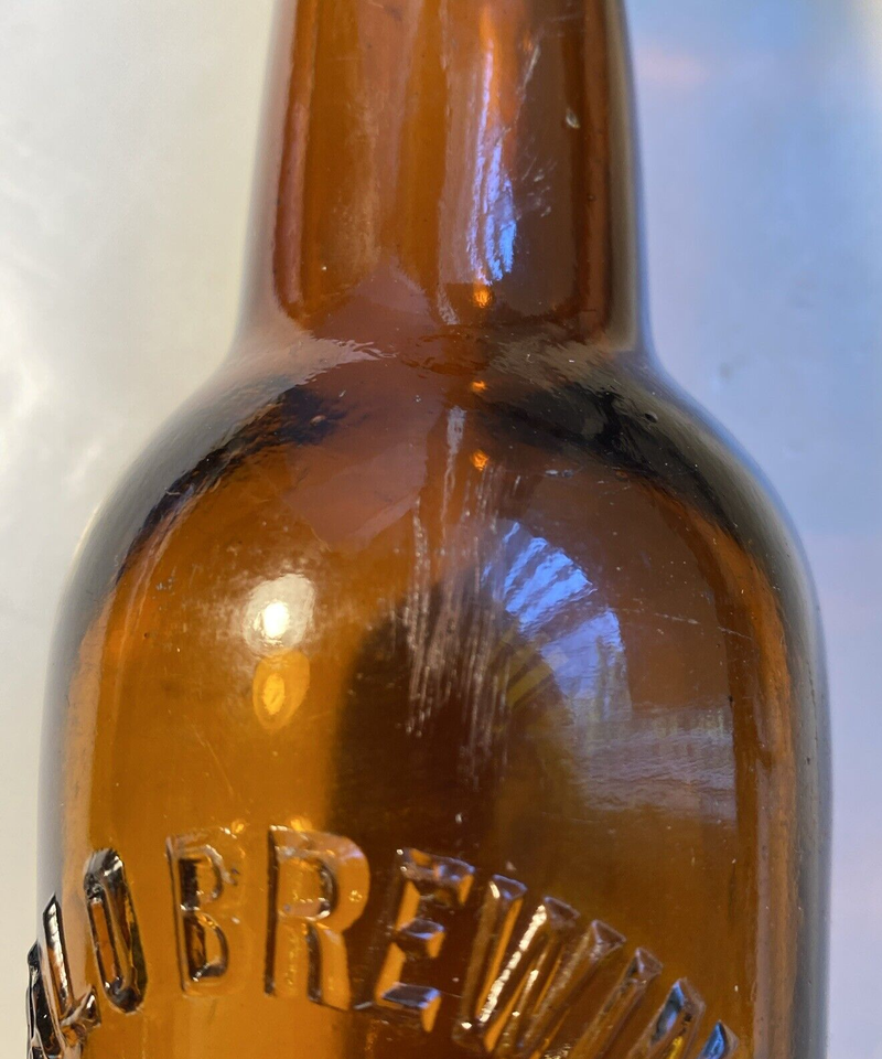 Amber Pre Pro Western Beer Bottle, Buffalo Brewing Co. Sacramento. Cal ...