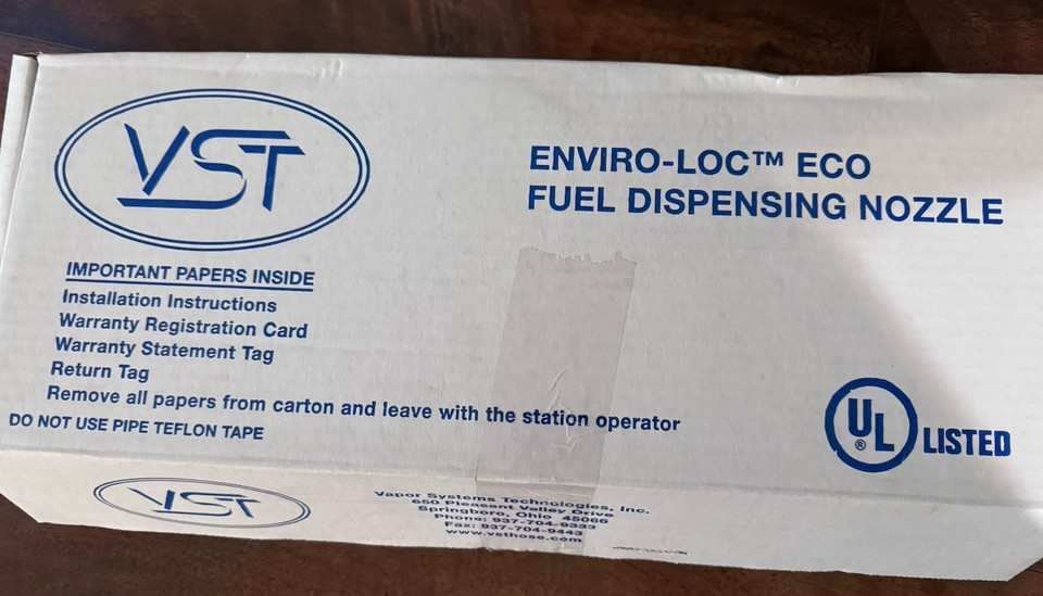 VST ENVIRO-LOC ECO FUEL DISPENSING NOZZLE VST-NV-ND | eBay