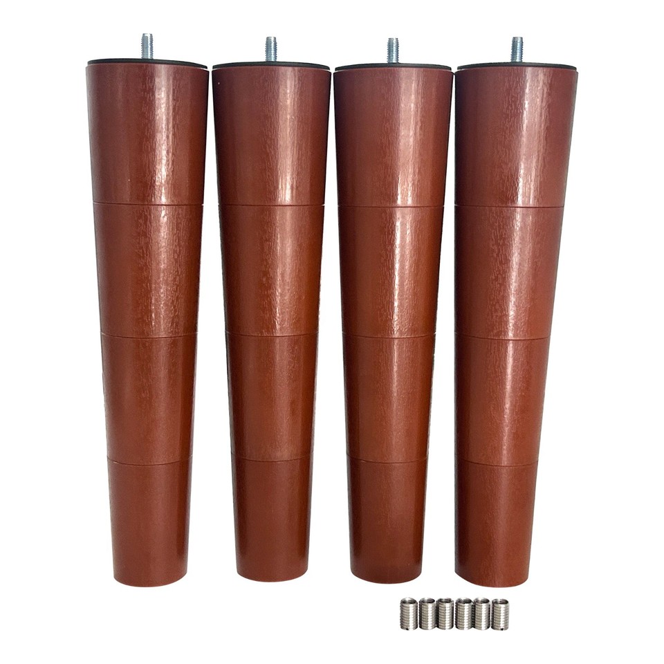 12 Inch 4 Pcs Adjustable Bed Base Frame Legs Sofa Furniture Foot M8 M10 ...
