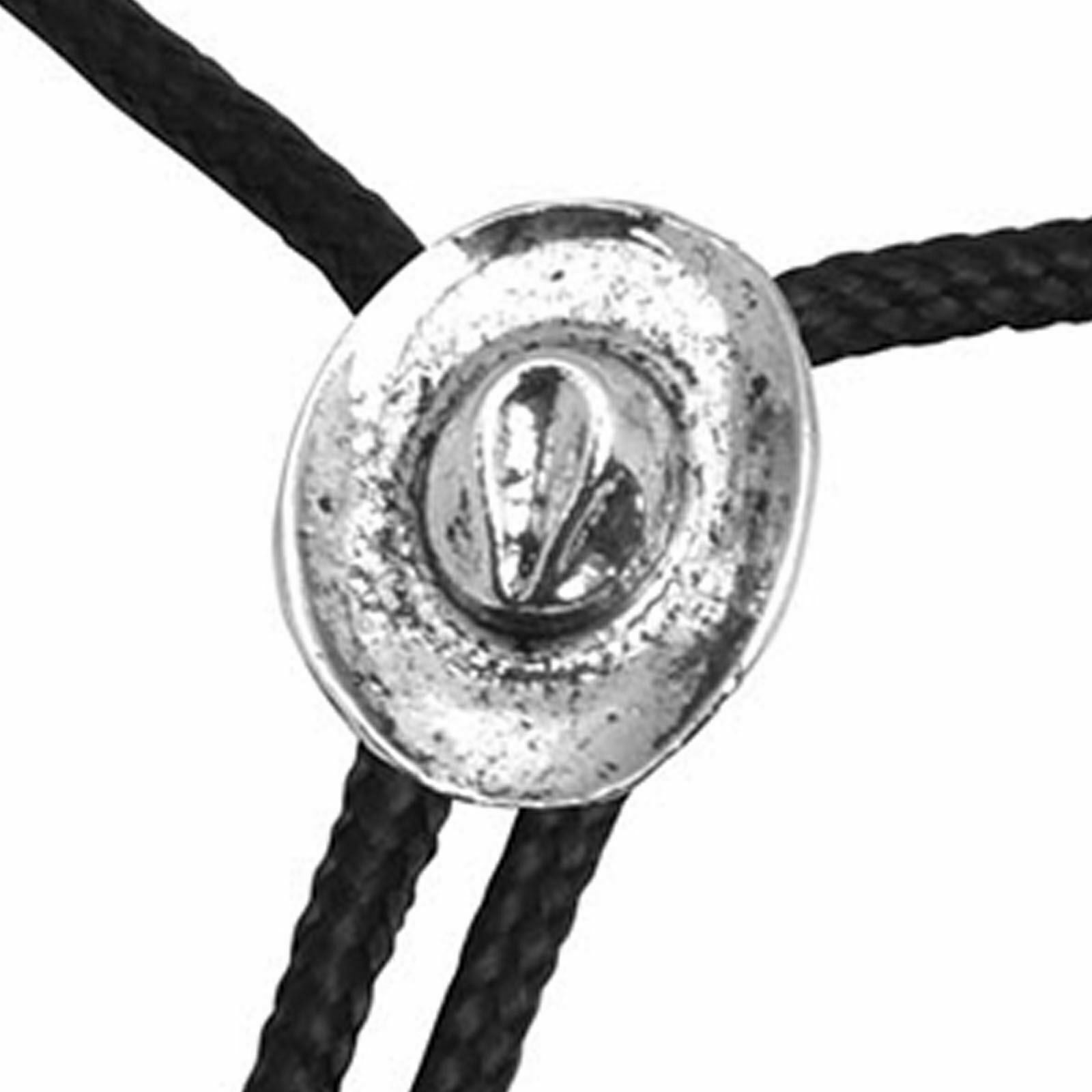 Cowboy Bootlace Tie Rodeo Western Fancy Dress Accessory Unisex ...