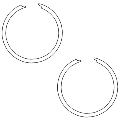 9N754 PTO Snap Rings (2) Fits Ford 2N 8N 9N NAA 501 600 700 800 900 ...