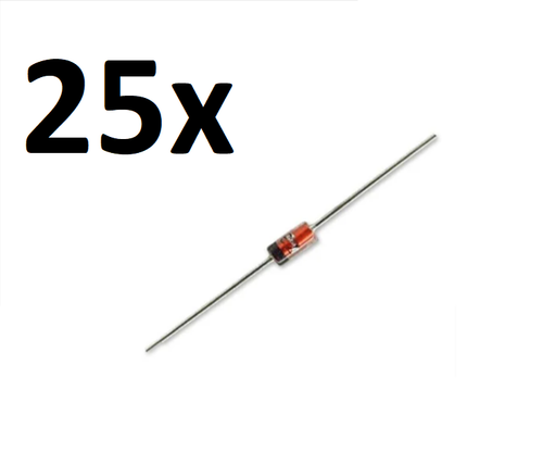 25 pieces 1N34A Germanium Diode DO-35 IN34A E76 | eBay