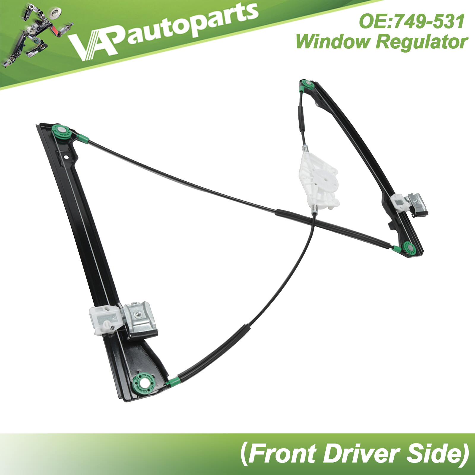 For 1998-2010 Volkswagen Beetle Window Regulator Front Left without ...