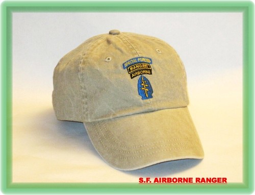 ARMY AIRBORNE RANGER BATTALION SPECIAL FORCES GREEN BERET SPEC OPS TAB ...