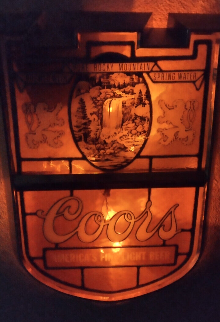 VINTAGE COORS SIGN PLASTIC LIGHTS UP | eBay VINTAGE COORS SIGN PLASTIC LIGHTS UP | eBay