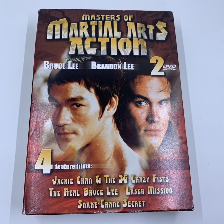DVD - Masters of Martial Arts Action Bruce Lee Brandon Jackie Chan - 2 ...