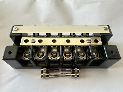 NEW Marathon 1606 SC Heavy Duty Terminal Block - 2 row, 6 Position, 75A ...