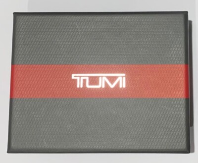 TUMI Empty Logo Cardboard Gift Box for Wallets or Card Holder 100% ...