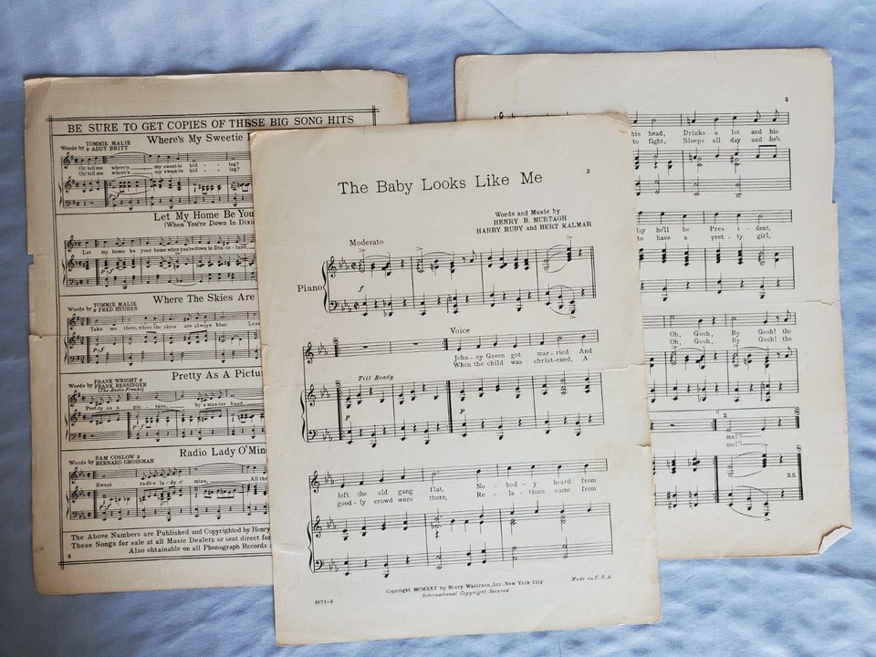 Assorted Sheet Music - Your Choice, 4/$5, Not all titles shown in main ...