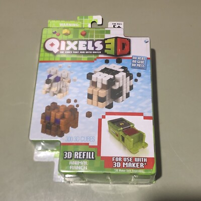 Brand New Qixels 3D Animal Ranch Refill Kit ***For Use With 3-D Maker ...