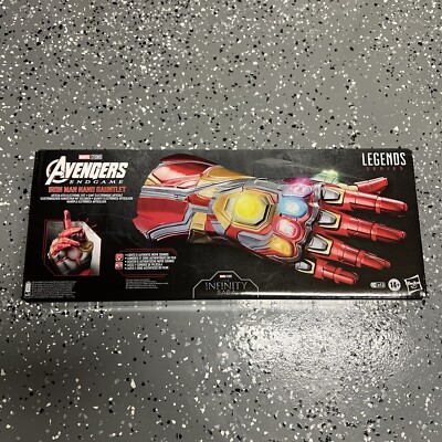 Marvel Legends Series Emdgame Iron Man Nano Gauntlet Articulated ...