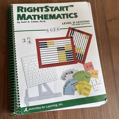 Right Start Mathematics Level D Lessons Curriculum Joan A Cotter, Ph. D ...