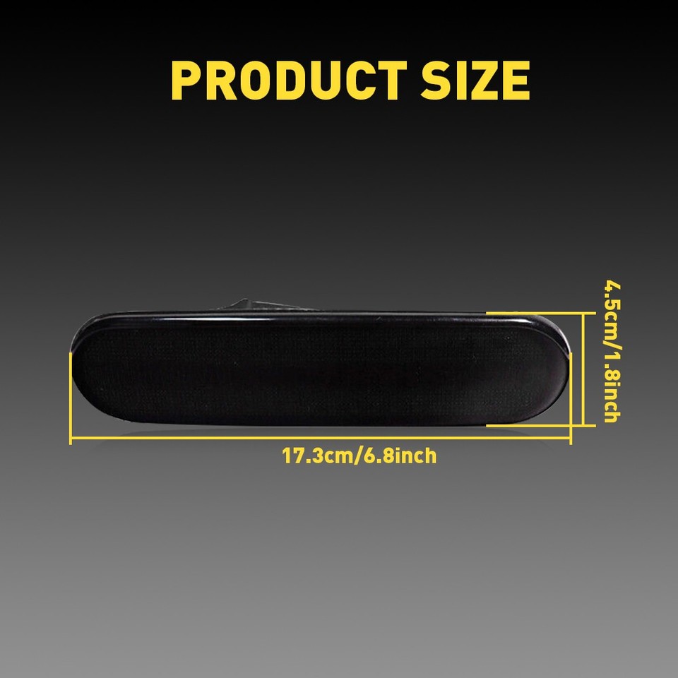 2x Smoke Red LED Rear Bumper Side Marker Lights For 02-05 Honda Civic ...