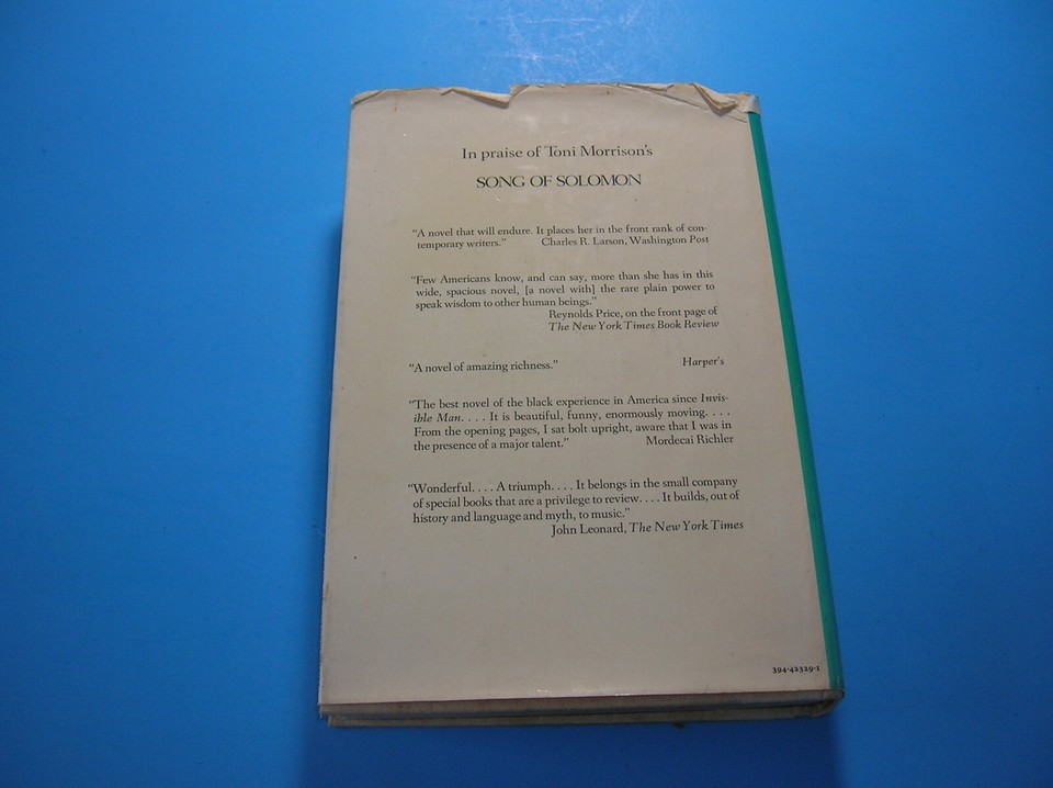 Novel - Toni Morrison - Tar Baby - 1981 | eBay