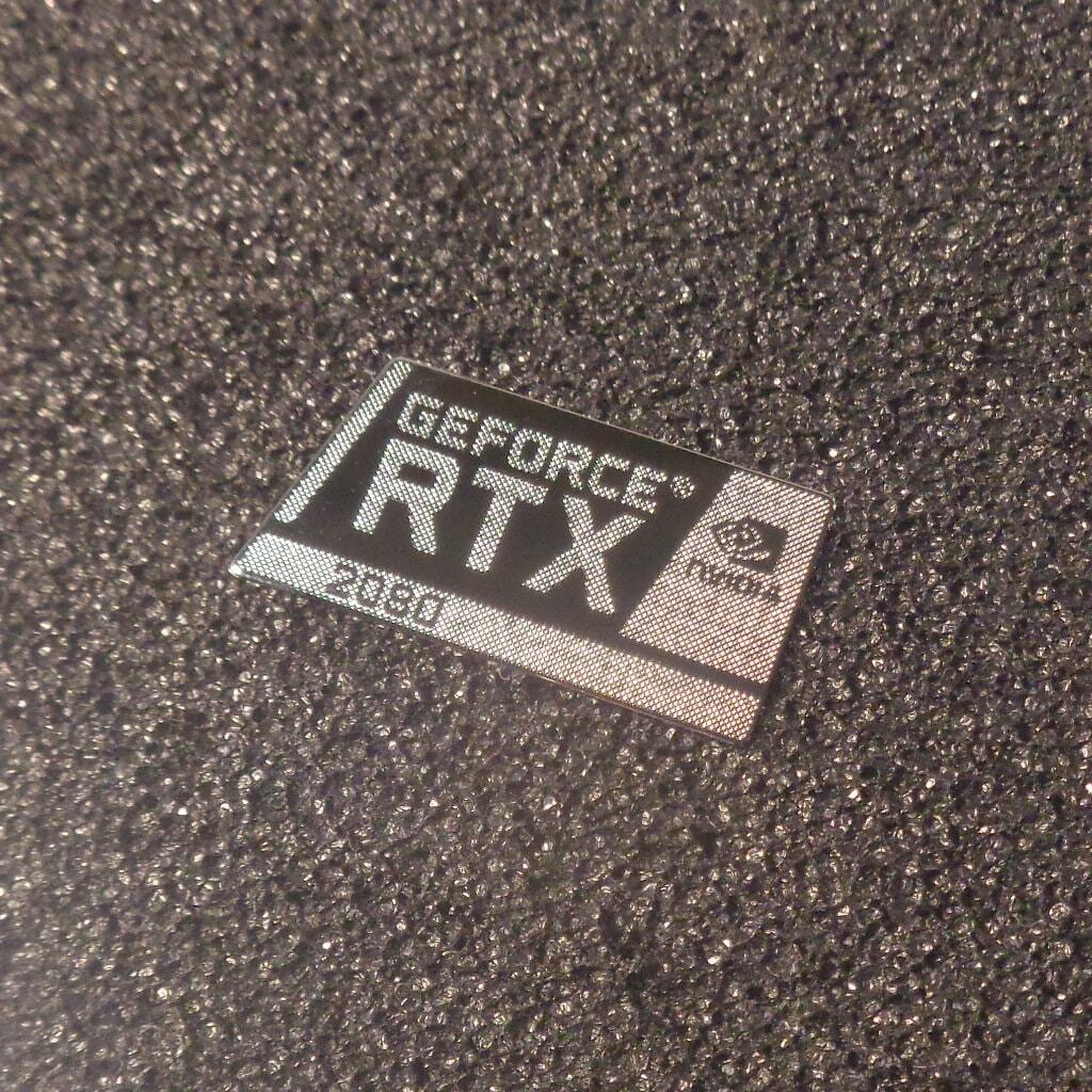 Graphics nVidia GeForce RTX 2080 Label Aufkleber Sticker Logo 24x12mm ...