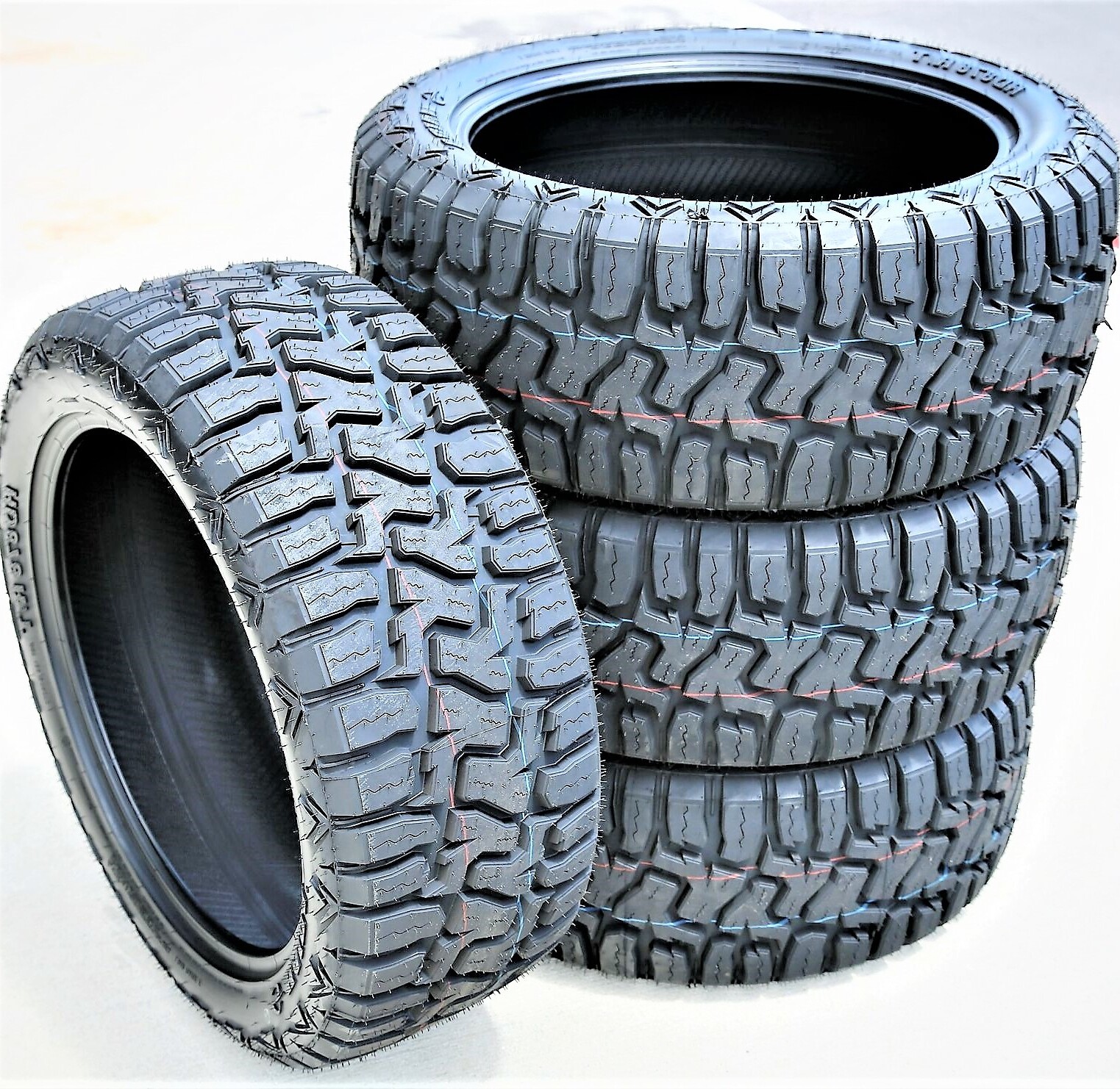 4 Tires LT 33X12.50R22 Haida HD878 R/T RT Rugged Terrain Load E 10 Ply ...