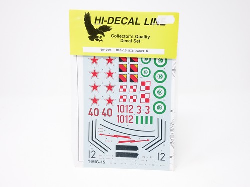 1/48 Hi-Decal Line Decals MiG-15 BIS B - NOS - 48-009 | eBay