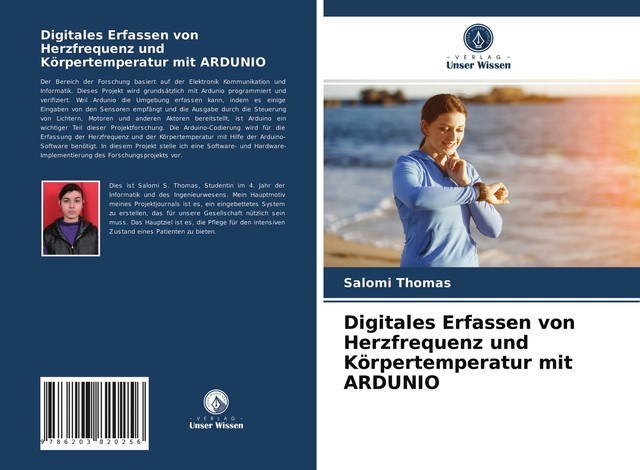 Digitales Erfassen von Herzfrequenz und Körpertemperatur mit Ardunio von Salomi Thomas (2021 ...
