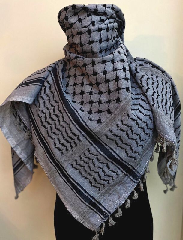RARE Colors Original Herbawi Palestinian Keffiyeh Shemagh Arab Arafat ...