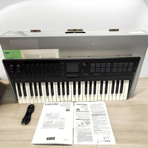 KORG taktile-49 MIDI Keyboard Controller – 49 Keys, Built-in Sounds ...