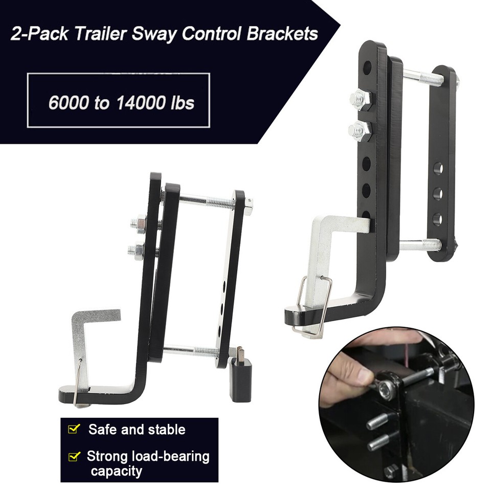 2x Trailer Sway Control Bracket Kit Fits For Equalizer Hitch-Weight ...