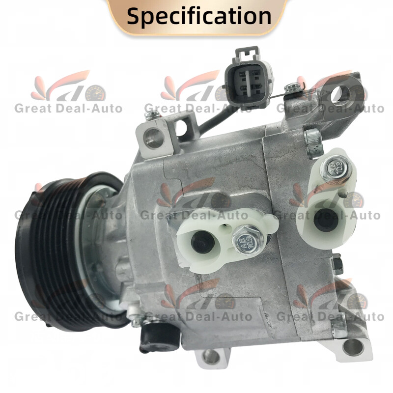 Air Con AC Compressor for Toyota Corolla ZZE122R 1.8L Petrol 1ZZ-FE 01 ...