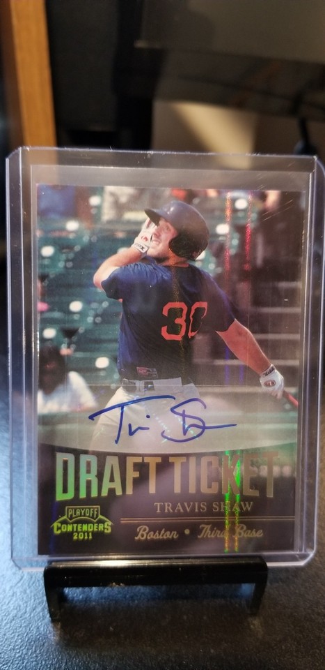 2011 TRAVIS SHAW AUTOGRAPH PLAYOFF CONTENDERS #38 | eBay