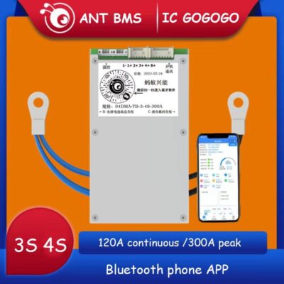 Smart 3S 4S ANT BMS 12V Lifepo4 li-ion Lipo Protection Board 300A 120A ...