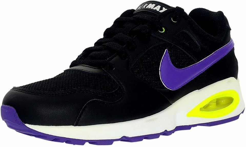 Nike Air Max Coliseum Racer Women Round Toe Leather Sneaker 553441-005 ...