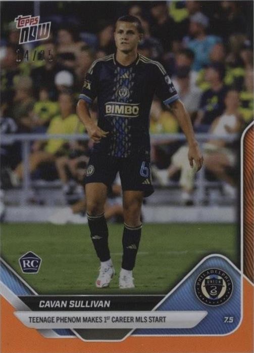 2025 Topps Now Mls - Cavan Sullivan #59 Orange /25 (RC) for sale online ...