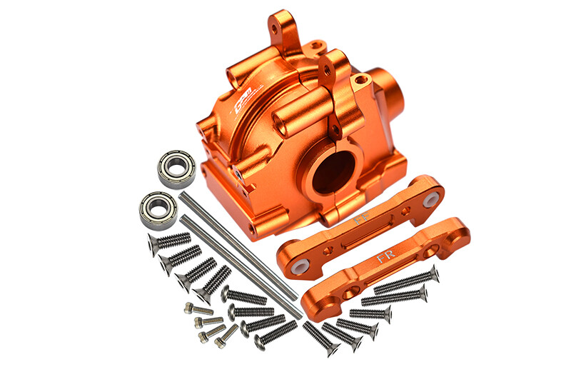 Losi 1:10 Lasernut U4 Tenacity Alu Front Gear Box + Front Lower ...