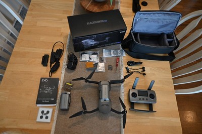 EXO Blackhawk 3 Pro 4K: 3840×2160@30fps 53min flight 2 Battery Kit 32 ...