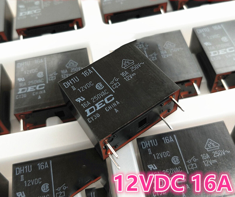 10Pcs DEC DH1U 12VDC 16A Power Relay 4 Pins | eBay