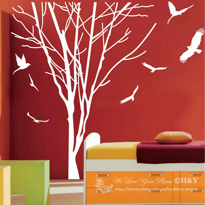 Giant Tree Branch Trunk Wall Art Stickers Removable Vinyl Decal Home ...