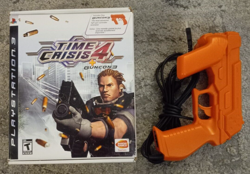 Playstation 3 Time Crisis 4 + Guncon 3 in the Big Box w/ Second Gun ...