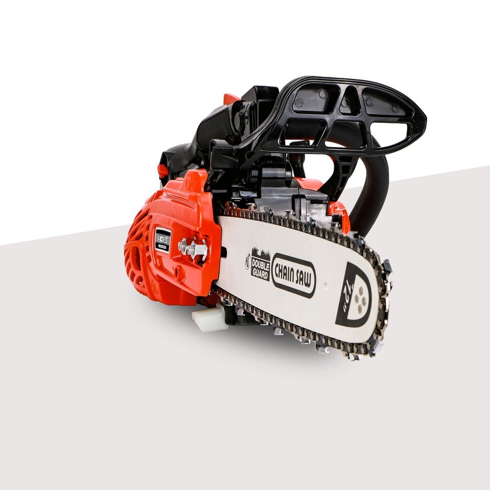 V-MODEST 12" Top Handle Gas Chainsaw 2-Stroke Engine 25CC Mini Climbing ...