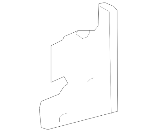 Mercedes Benz E350 E450 E53 AMG 2017-2023 Rear Left Lower Hinge OE ...