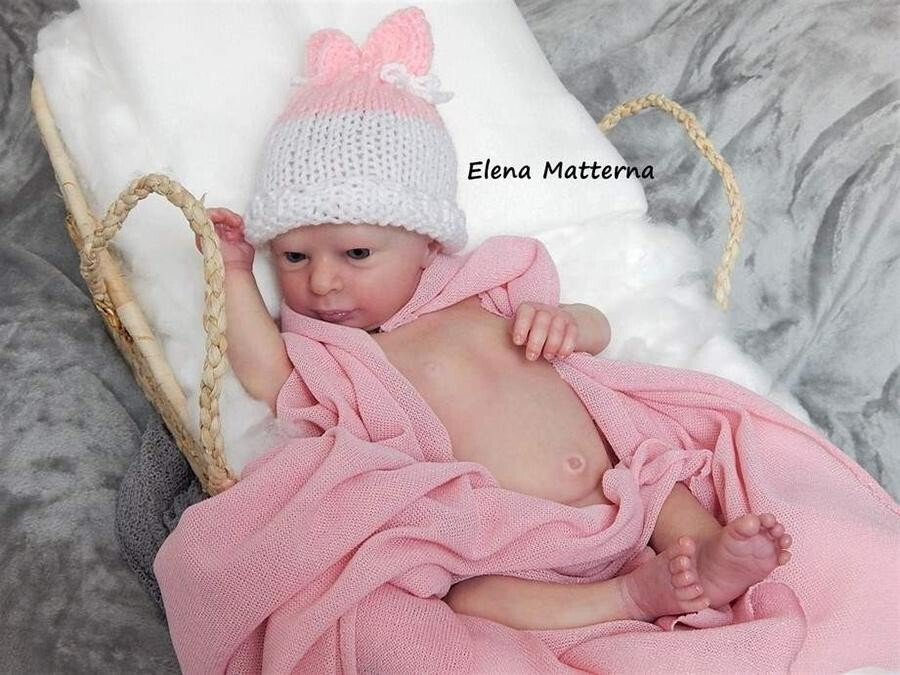 Ana Awake Authentic 19" Reborn Doll Kit by Bountiful Baby *Realborn/COA ...