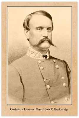 JOHN C. BRECKINRIDGE Confederate General Civil War Vintage Photograph ...