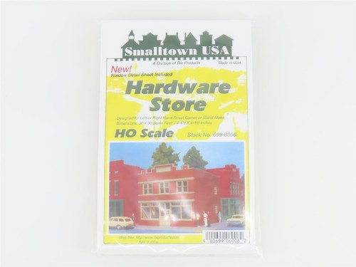 HO Scale Rix Products Smalltown USA Kit #699-6006 Hardware Store ...