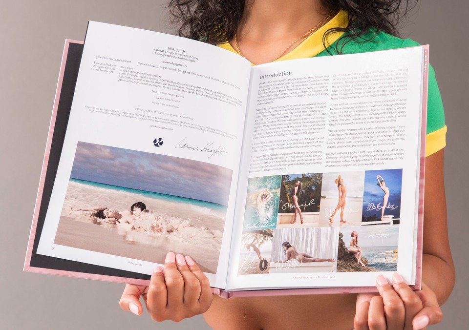 Pink Sands art nude photography book by Aaron Knight, New, signed ...