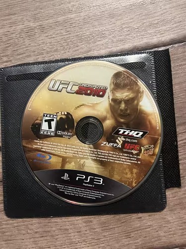 UFC Undisputed 2010 (Sony Playstation 3, 2010) DISC ONLY 752919991558 ...