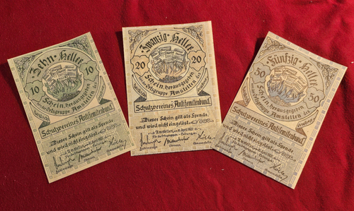 Austrian Anti Semitic bund Jewish Notes currency MONEY WW2 WWII German ...