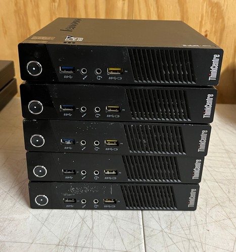*LOT of 5* Lenovo ThinkCentre M93p Tiny PC Core i5-4570T 4GB RAM 120GB ...
