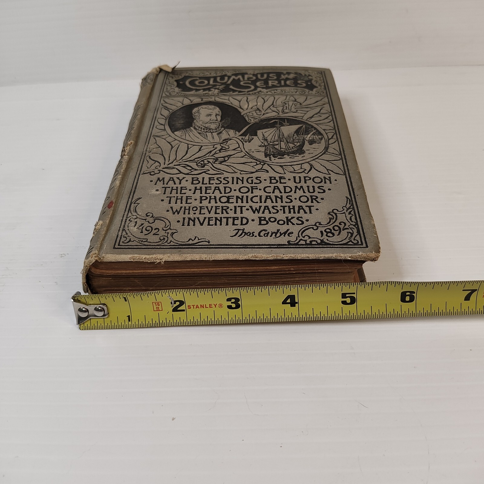 1892 Antique Book Columbus Series ROMOLA By George Eliot NY ...