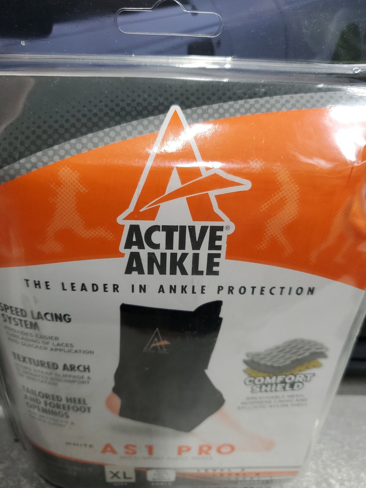 ACTIVE ANKLE AS1 PRO LARGE WHITE LEFT RIGHT LEVEL 2 SUPPORT BRACE E3 ...