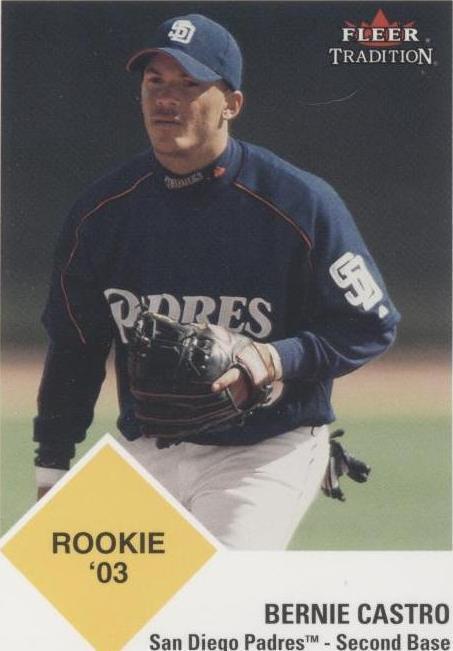 2003 Fleer Tradition Update - Bernie Castro #U309 (RC) for sale online ...